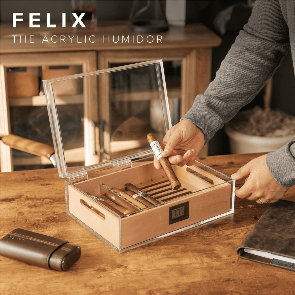 Felix Tupperdor - Acrylic Humidor – Case Elegance