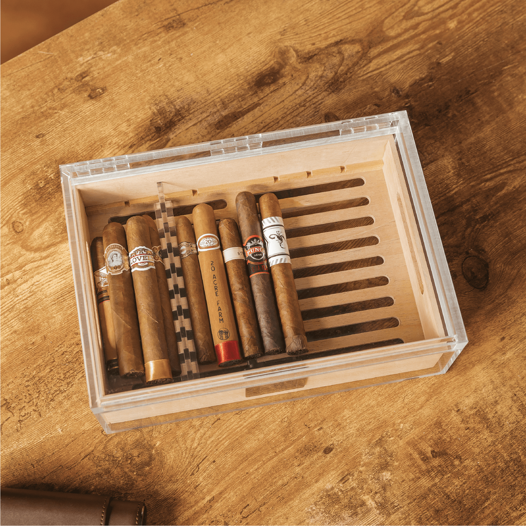 Felix Tupperdor - Acrylic Humidor – Case Elegance