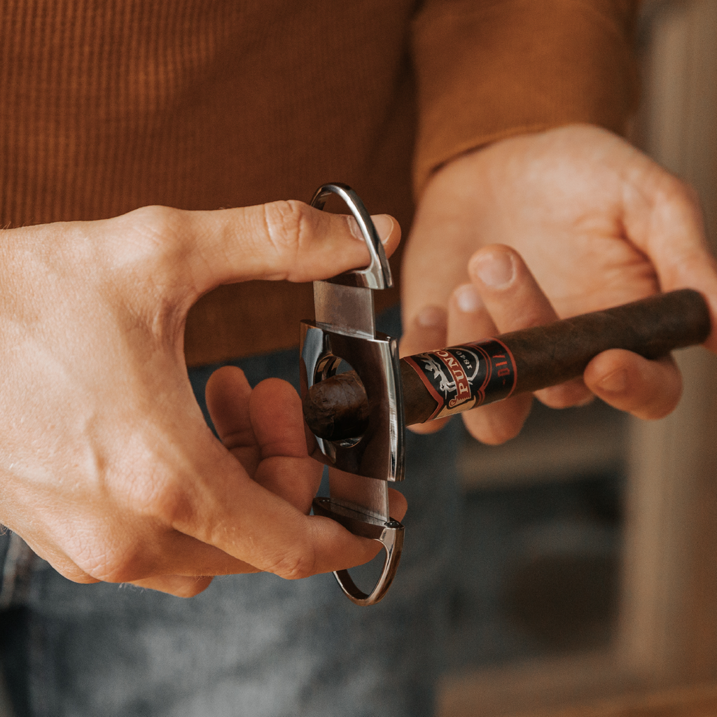 Cigar Accessory Kit Polished Gunmetal Finish Cutter & Torch Lighter ...