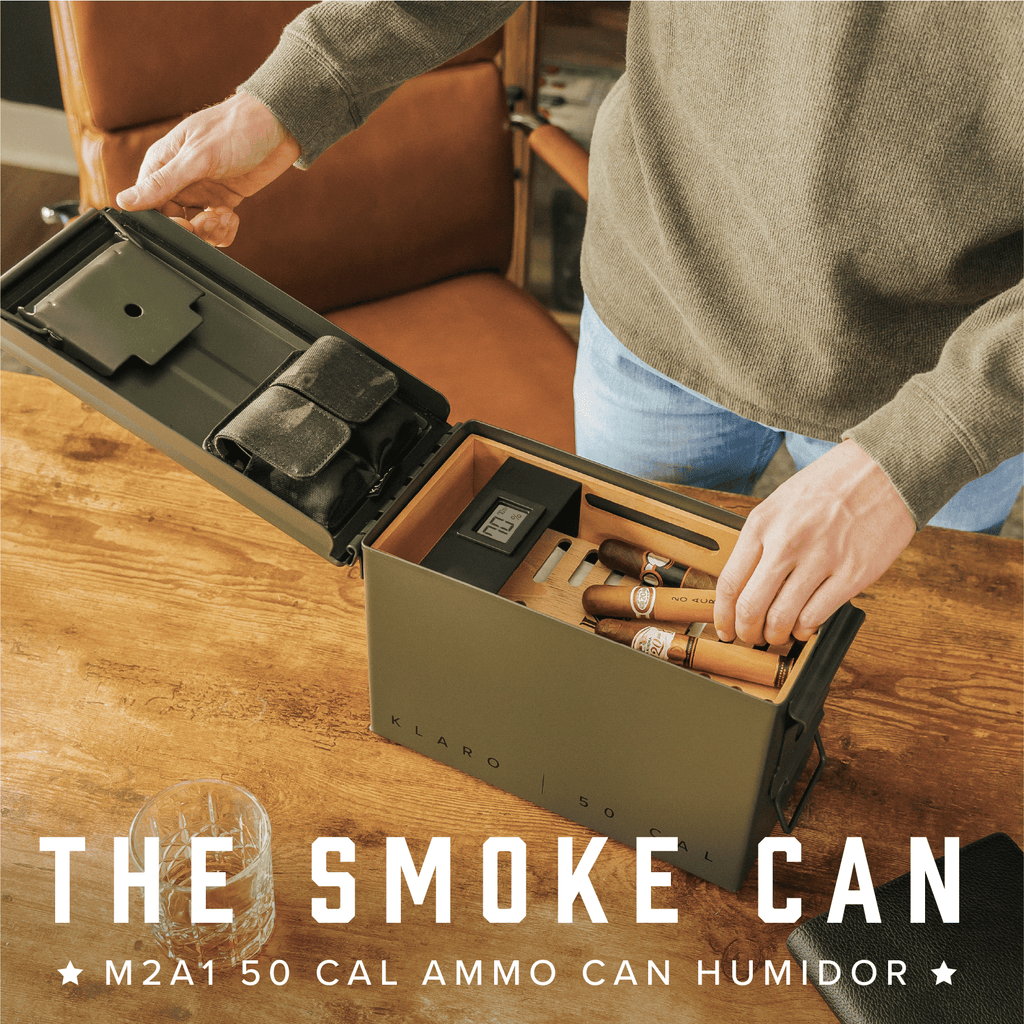 The Smoke Can - Green 50 Cal Humidor – Case Elegance