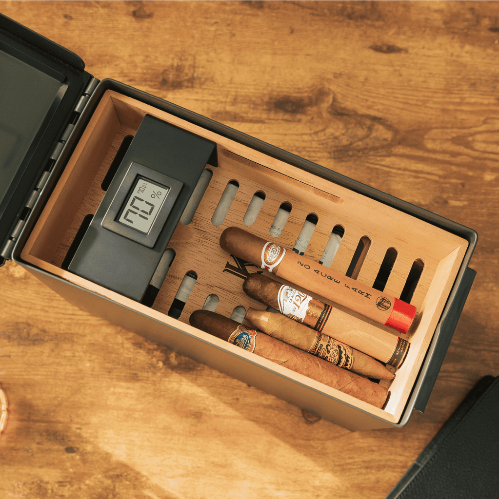 The Smoke Can - Green 50 Cal Humidor – Case Elegance