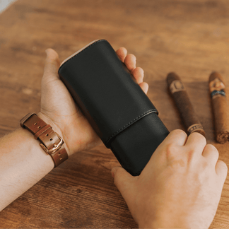Premium 3 Cigar Travel Case – Case Elegance