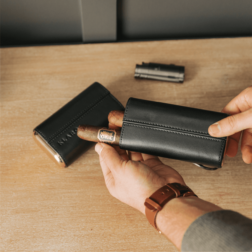 Premium 3 Cigar Travel Case – Case Elegance