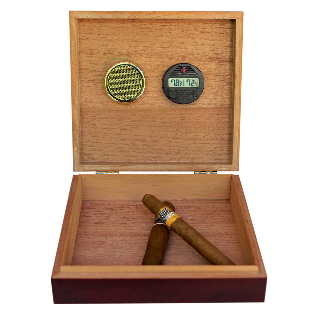 Desktop Digital Cherry Humidor – Case Elegance